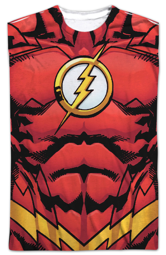 Flash Costume T-Shirt: DC Comics Flash T-Shirt
