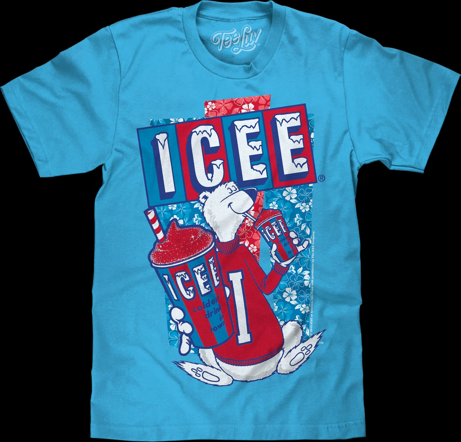 Floral Polar Bear ICEE T-Shirt