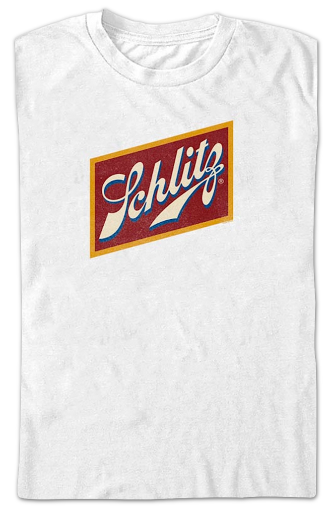 Framed Logo Schlitz Beer T-Shirt