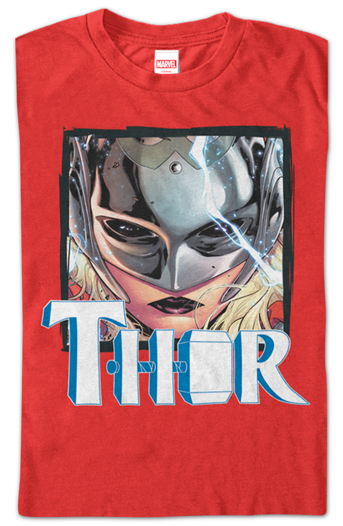 Framed Thor Goddess T-Shirt Marvel Comics