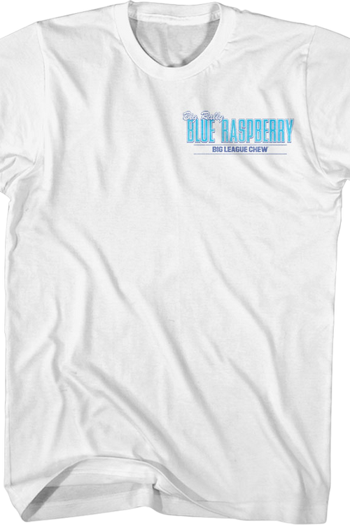 Front & Back Big Rally Blue Raspberry Big League Chew T-Shirt