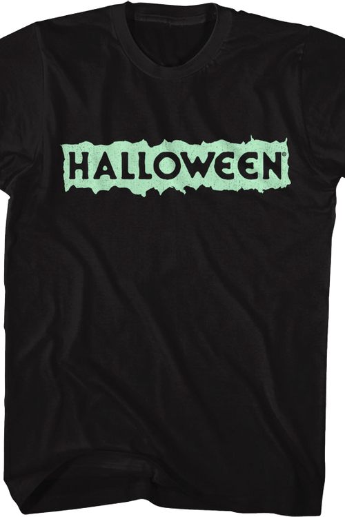 Front & Back Evil Collage Halloween T-Shirt