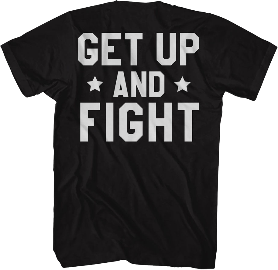 Front & Back Get Up Muhammad Ali T-Shirt