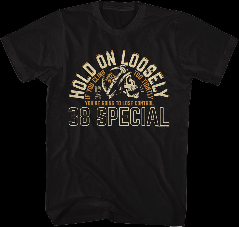 Front & Back Hold On Loosely 38 Special T-Shirt