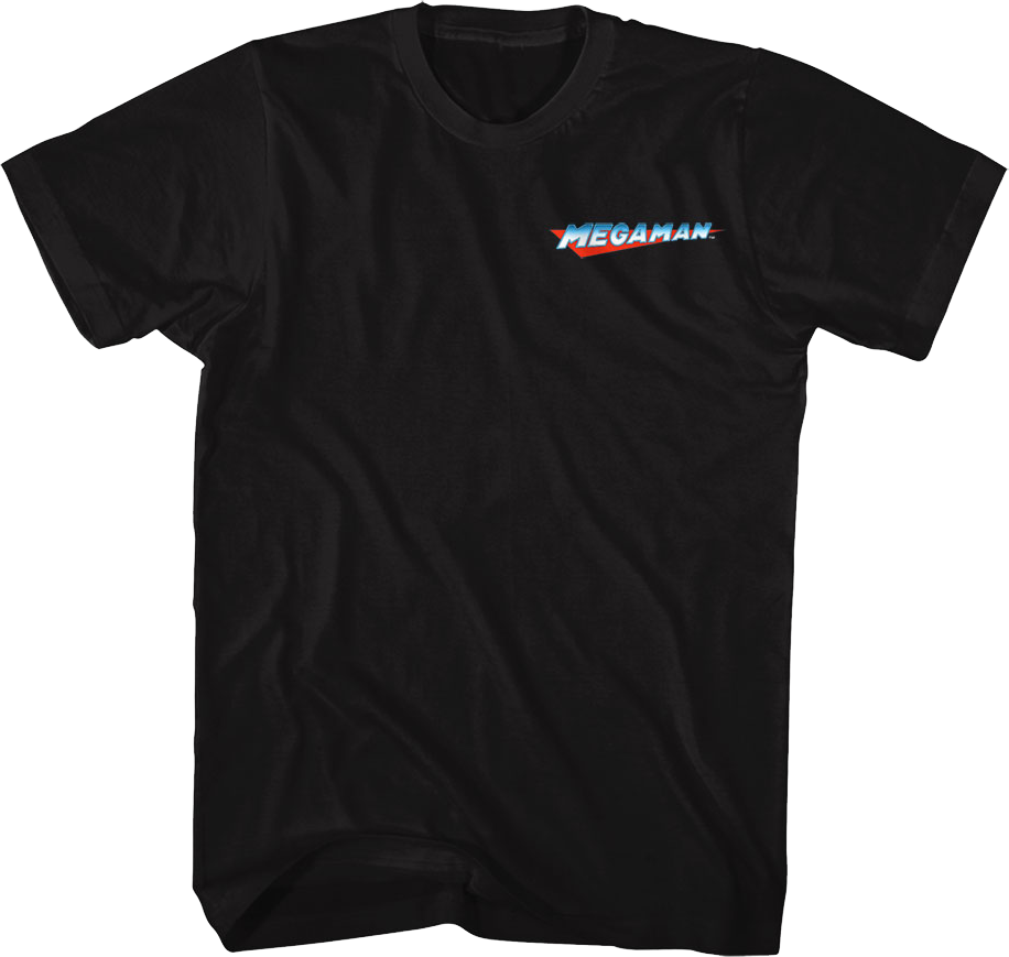Front & Back Mega Man T-Shirt