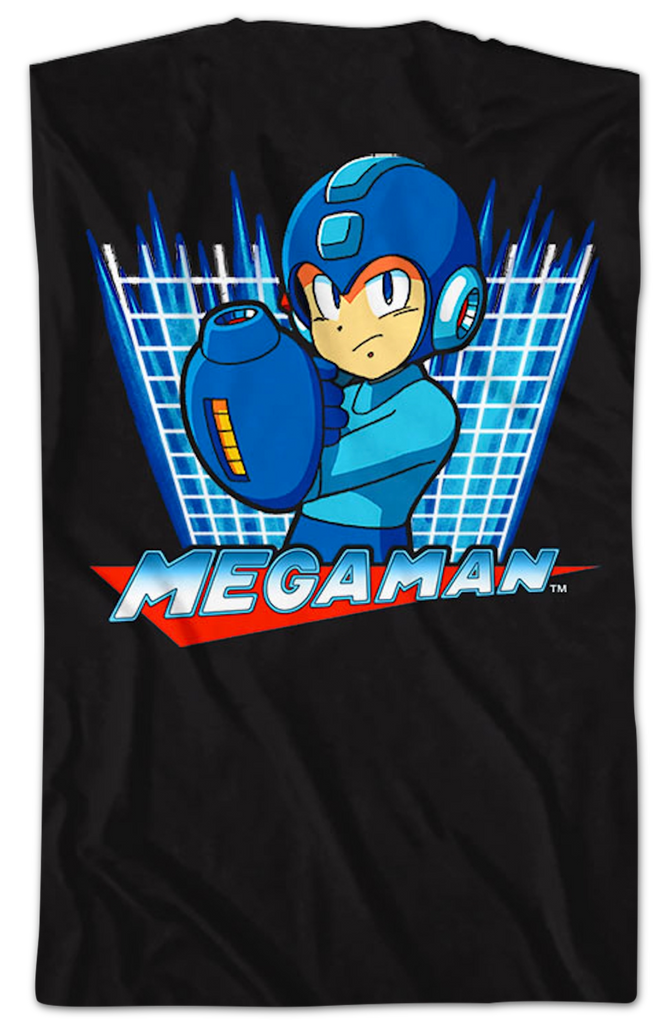 Front & Back Mega Man T-Shirt