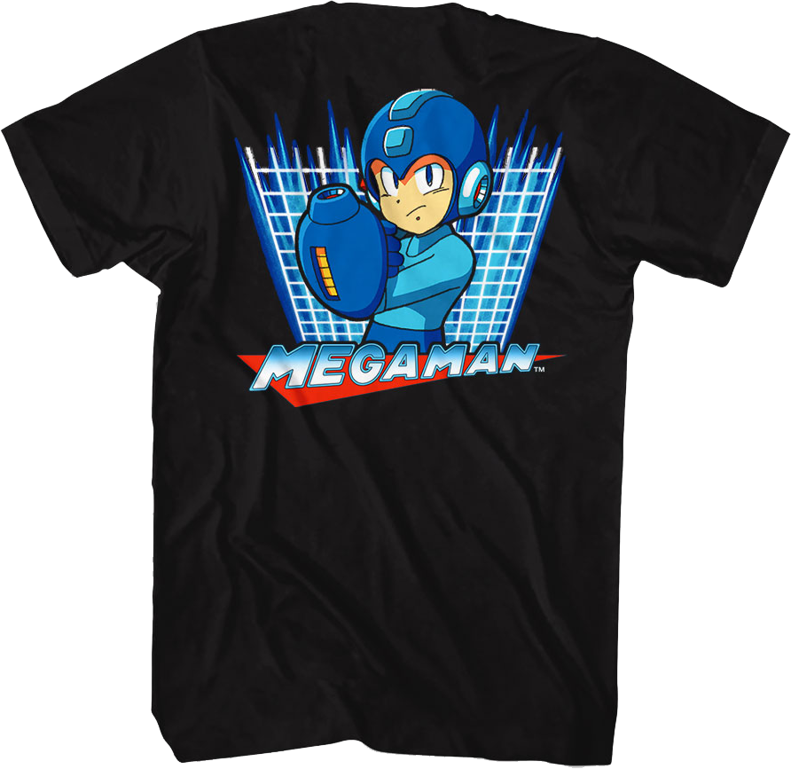 Front & Back Mega Man T-Shirt