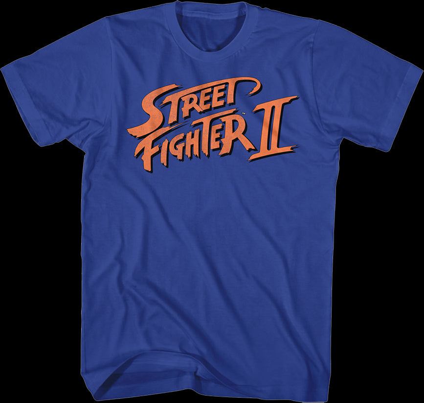Front & Back Ryu Fight Scenes Street Fighter II T-Shirt