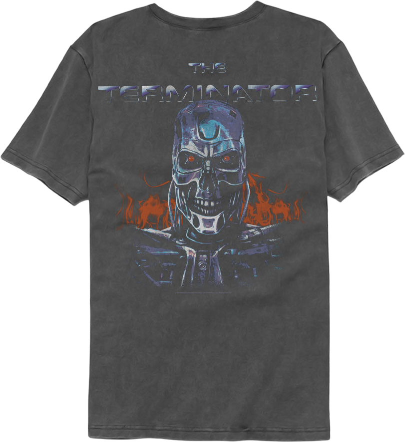 Front & Back Terminator Comfort Colors Brand T-Shirt