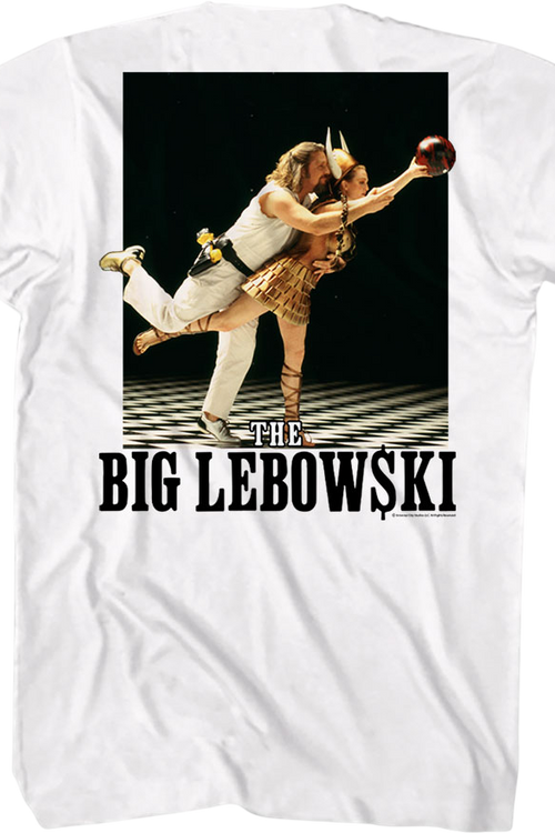 Front & Back The Dude Abides Big Lebowski T-Shirt