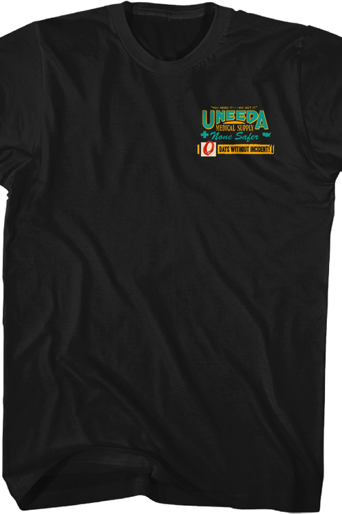 Front & Back Uneeda None Safer Return Of The Living Dead T-Shirt