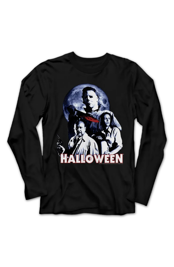 Full Moon Halloween Long Sleeve Shirt