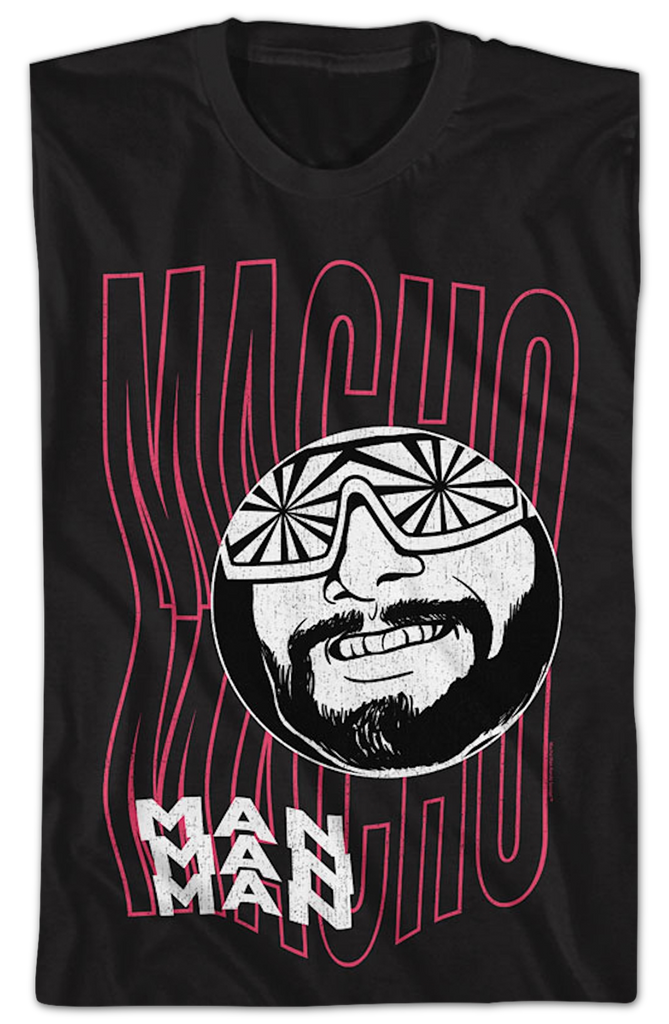 Funky Text Macho Man Randy Savage T-Shirt