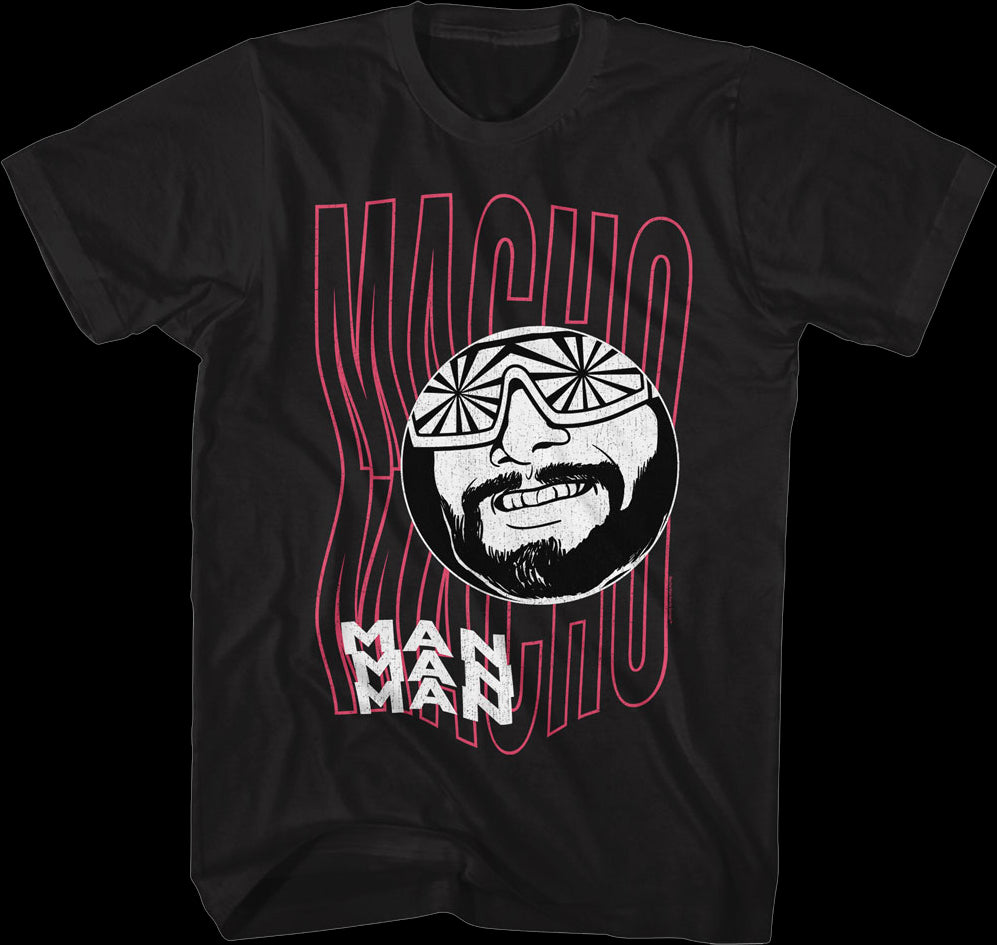 Funky Text Macho Man Randy Savage T-Shirt