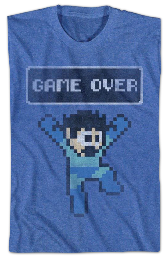 Game Over Mega Man T-Shirt
