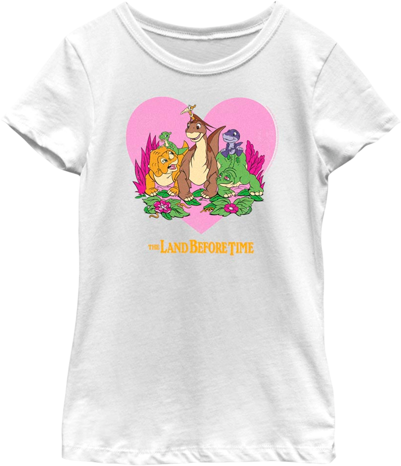 Girls Youth Best Friends Land Before Time Shirt