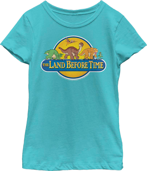 Girls Youth Classic Logo Land Before Time Shirt