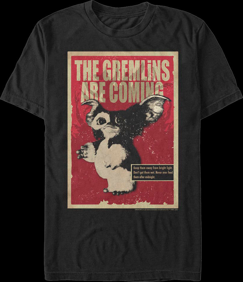 Gizmo Poster Gremlins T-Shirt