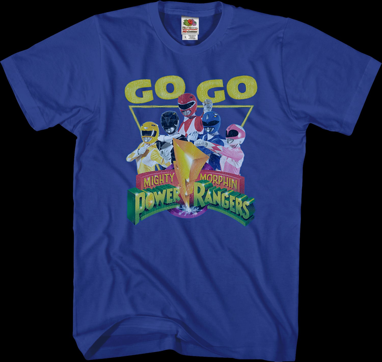 Go Go Power Rangers Shirt: Mighty Morphin Power Rangers T-shirt