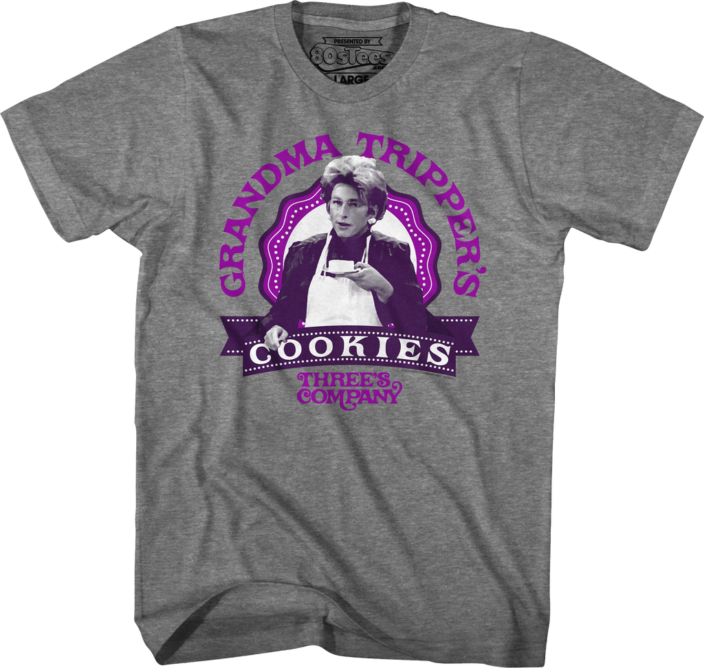 Grandma Tripper's Cookies Three's Company T-Shirt