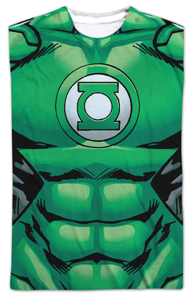 Green Lantern Costume Shirt: Super Heroes Green Lantern T-shirt