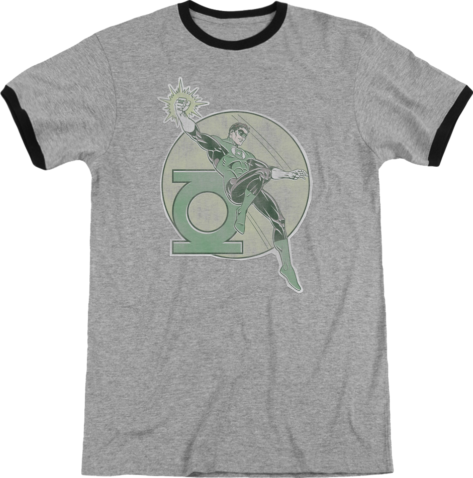 Green Lantern DC Comics Ringer Shirt