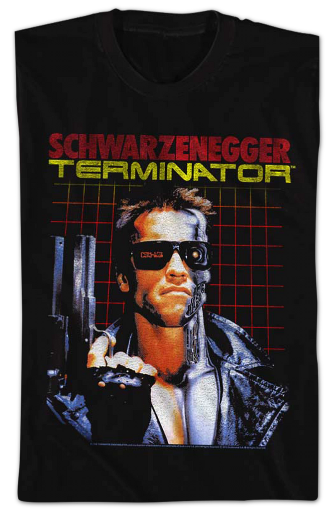 Grid Poster Terminator T-Shirt