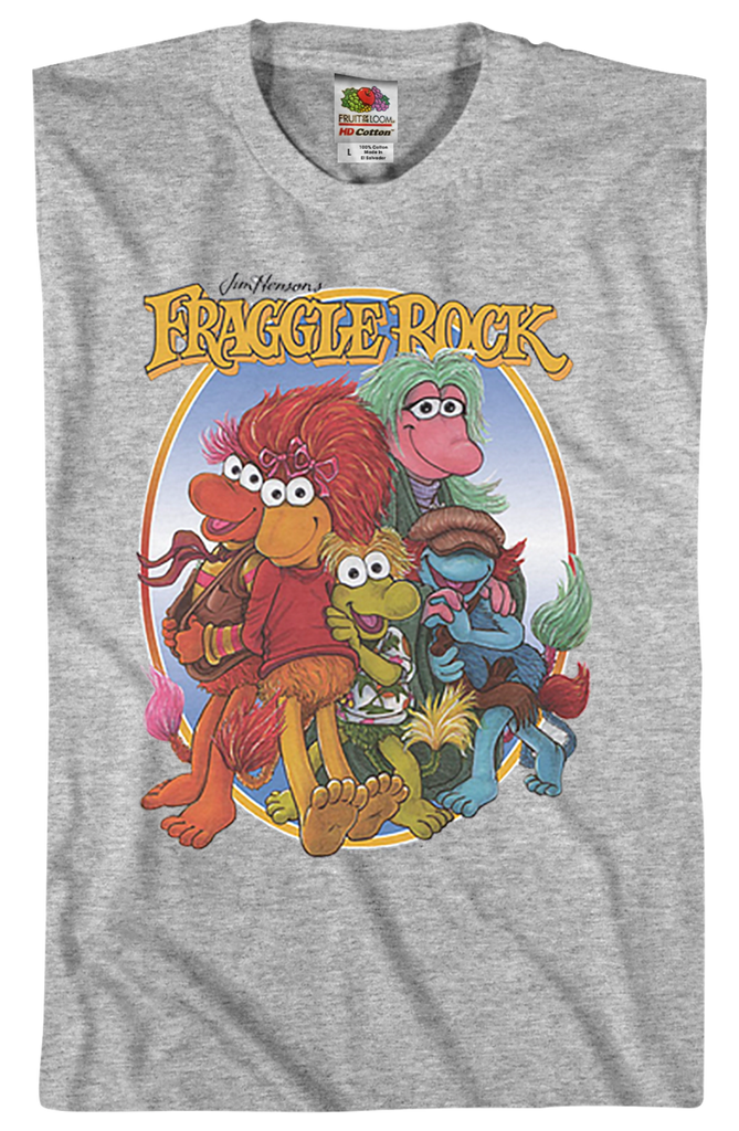 Group Hug Fraggle Rock T-Shirt: Fraggle Rock Mens T-Shirt