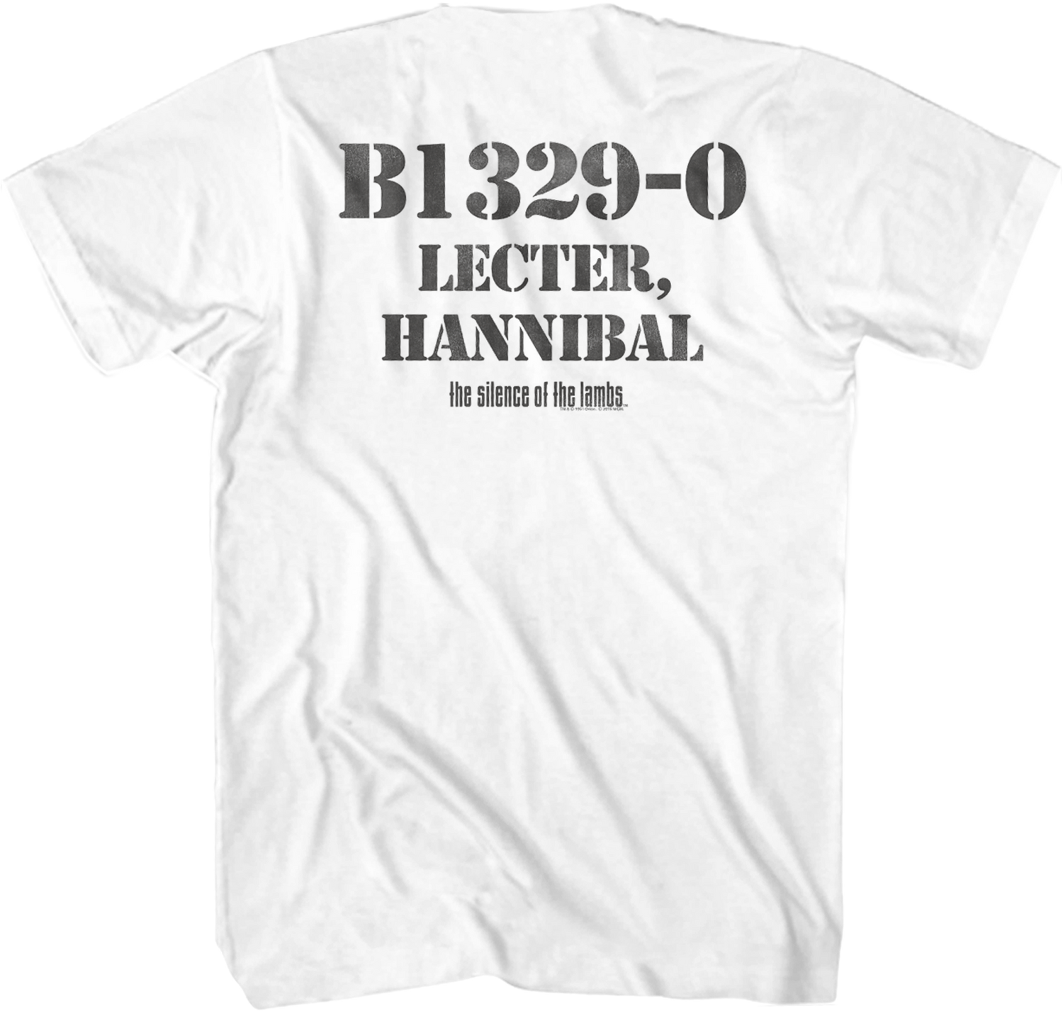 Hannibal Lecter Prison Number Silence of the Lambs T-Shirt