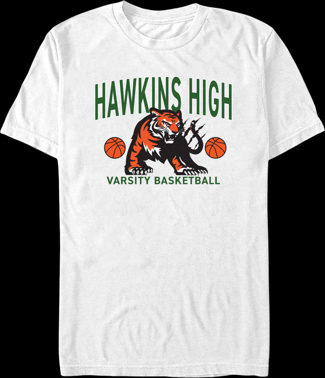 Hawkins High Varsity Basketball Stranger Things T-Shirt