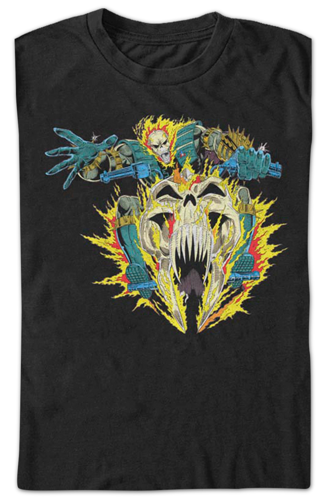 Hell Cycle Ghost Rider Marvel Comics T-Shirt