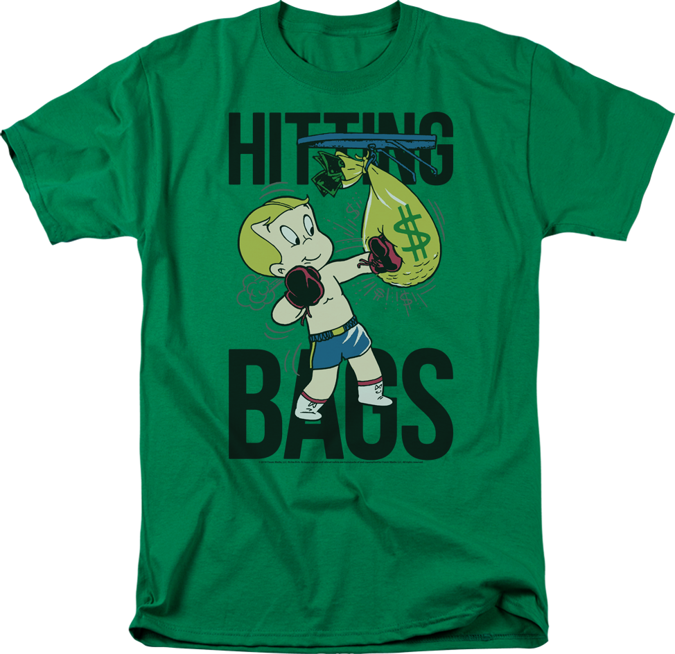Hitting Bags Richie Rich T-Shirt: Richie Rich Mens T-Shirt