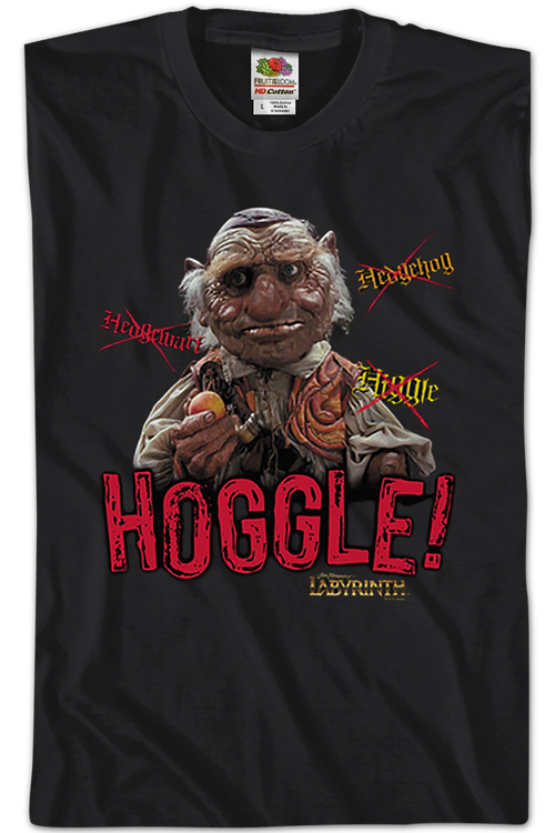 Hoggle Labyrinth T-Shirt. Black Men's T-Shirt.