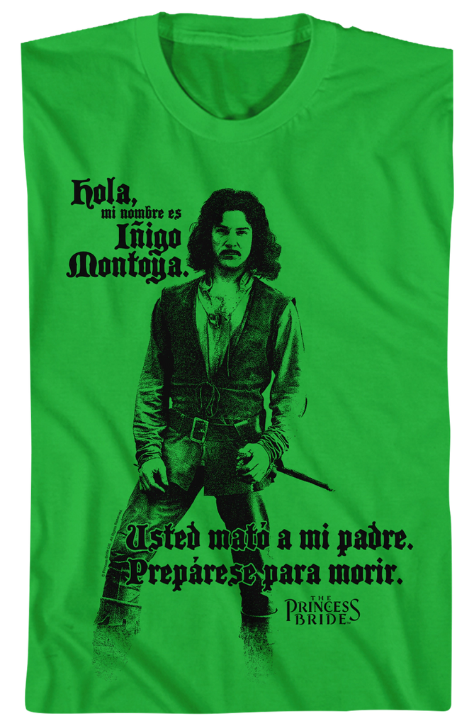 Hola Inigo Montoya Princess Bride T-Shirt