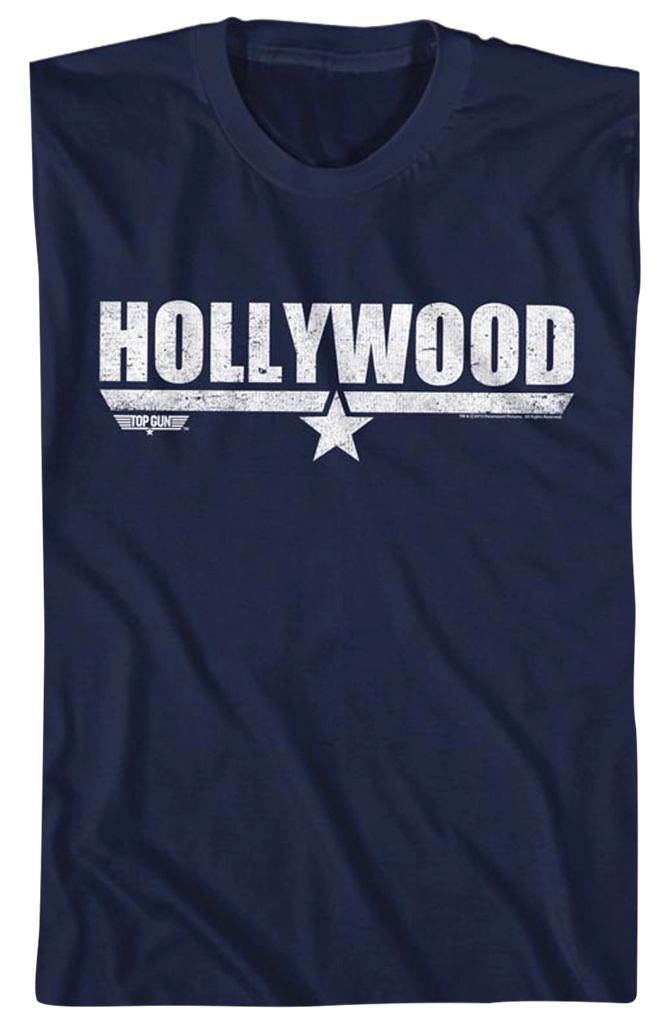 Distressed Hollywood Top Gun T-Shirt