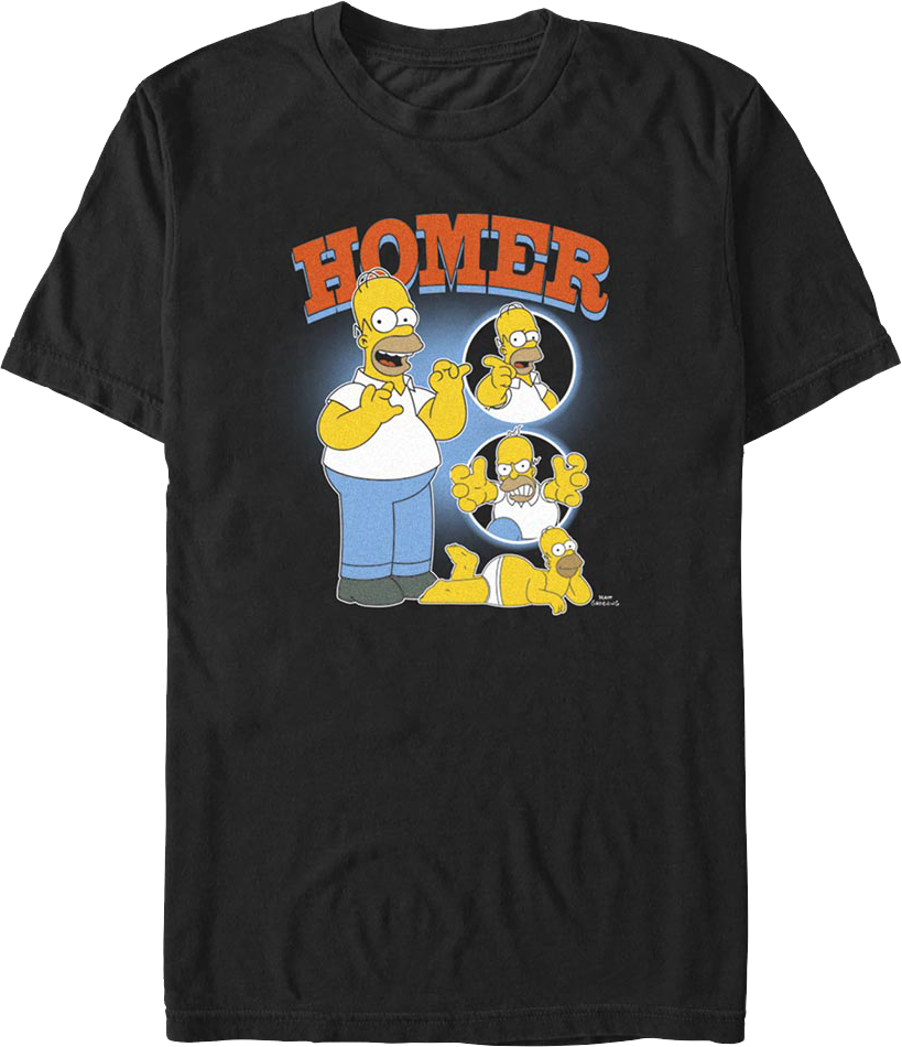 Homer Collage Simpsons T-Shirt