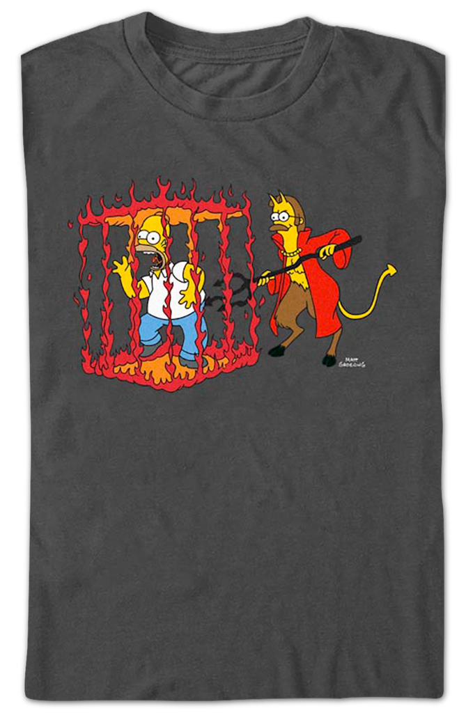 Homer In Devil's Cage The Simpsons T-Shirt