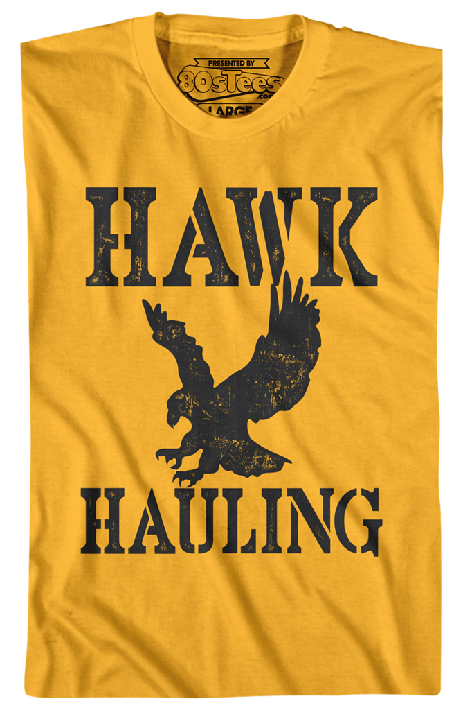 Hood Ornament Hawk Hauling Over The Top T-Shirt