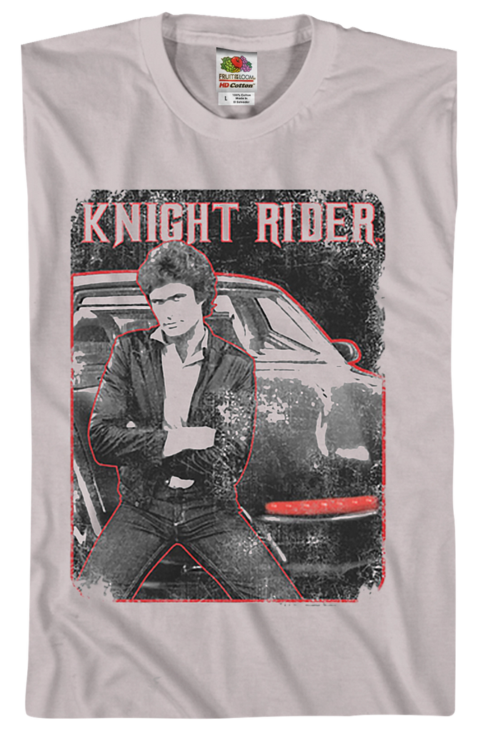 Hood Ornament Knight Rider T-Shirt: Knight Rider Mens T-Shirt