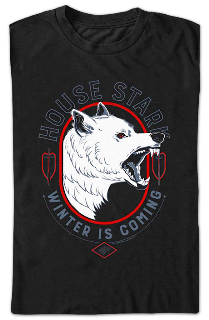 House Stark Game Of Thrones T-Shirt
