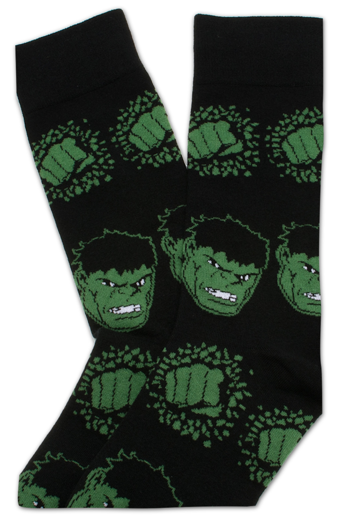 Hulk Punch Marvel Comics Socks