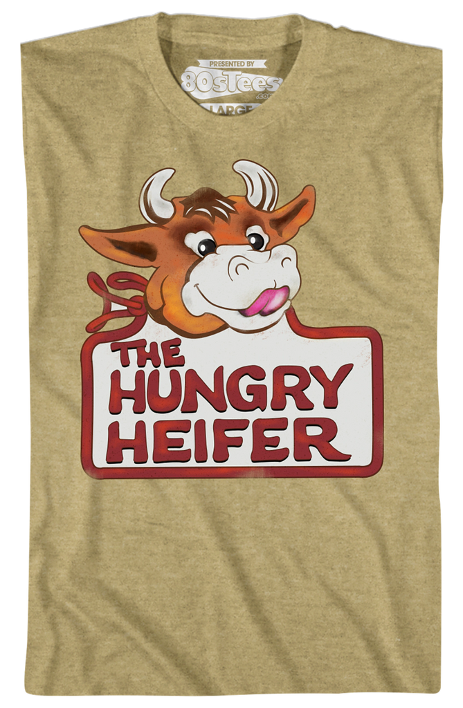 Hungry Heifer Cheers T-Shirt: Cheers Mens T-Shirt