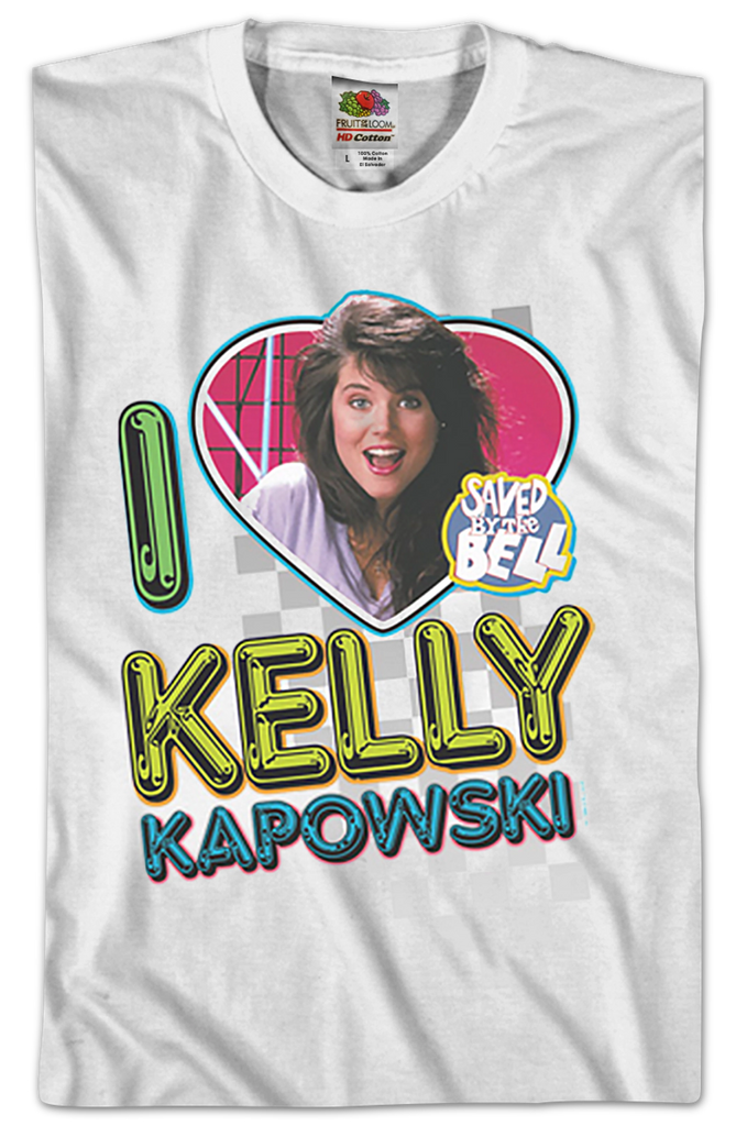 I Heart Kelly Kapowski Shirt: Saved By The Bell Mens T-shirt