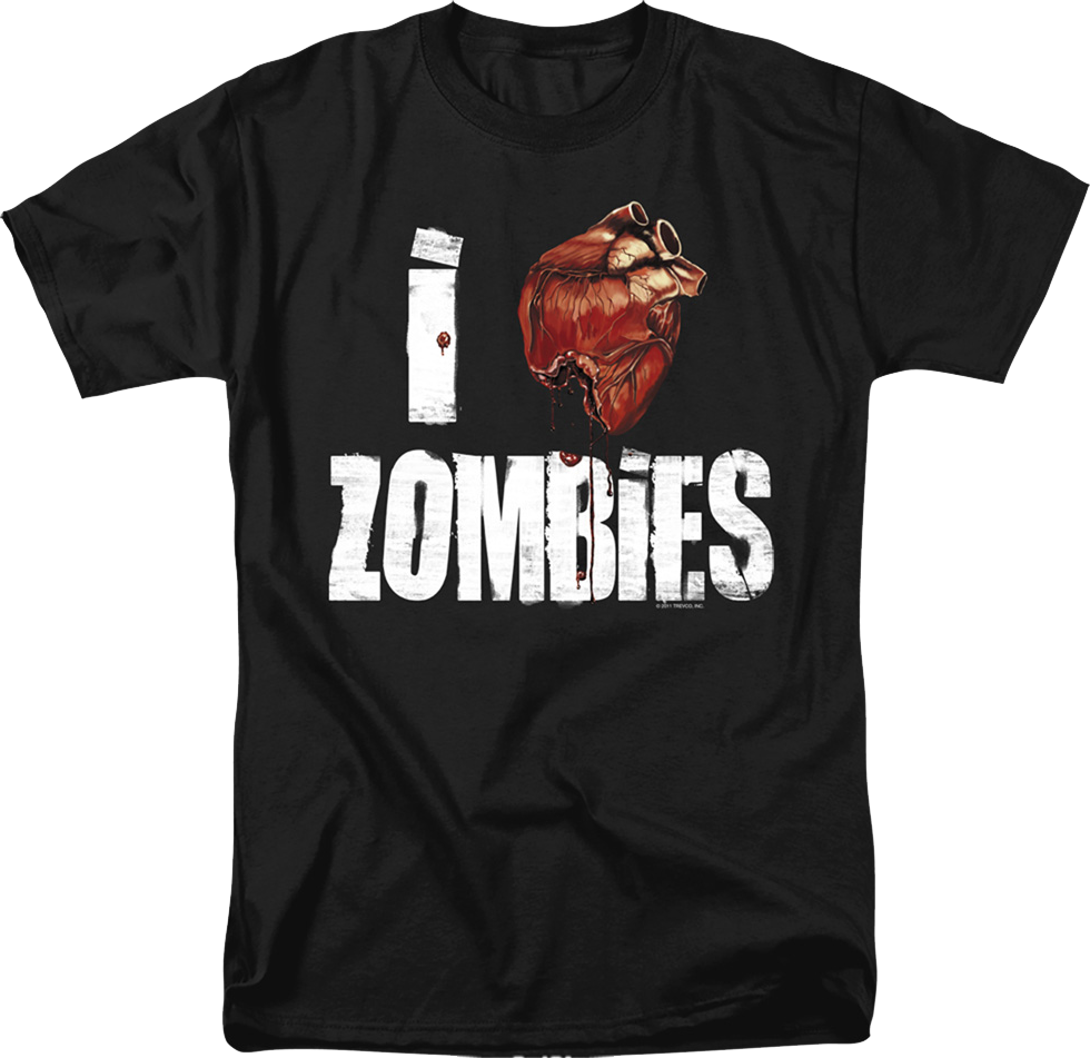I Love Zombies T-Shirt