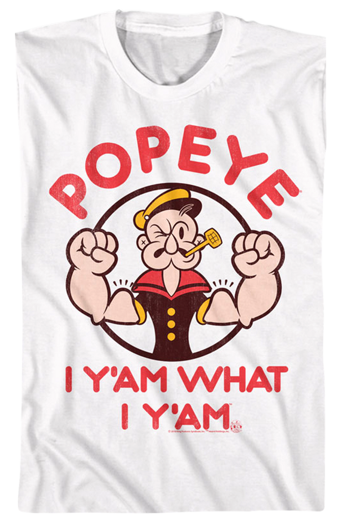 I Y'am What I Y'am Popeye T-Shirt
