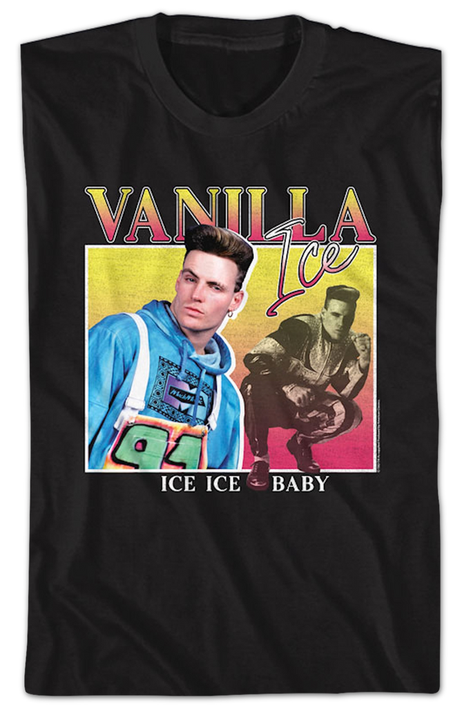Ice Ice Baby Collage Vanilla Ice T-Shirt
