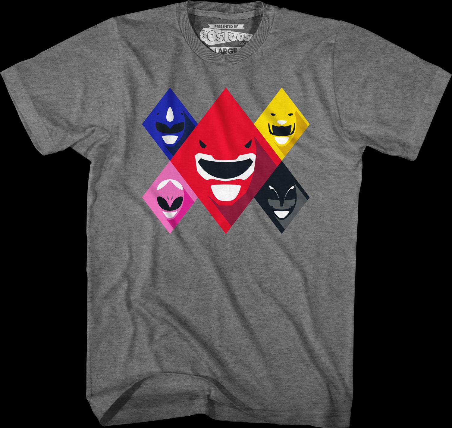 Implied Rangers Mighty Morphin Power Rangers T-Shirt