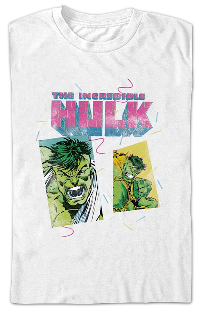 Incredible Hulk Retro 90s Marvel Comics T-Shirt