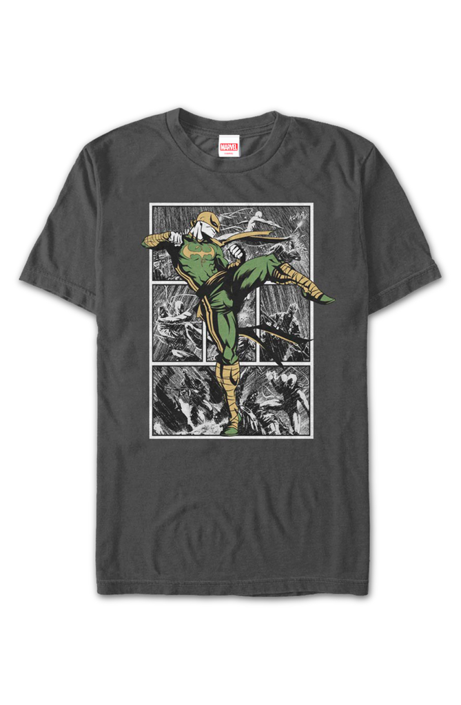 Iron Fist Panels Marvel Comics T-Shirt