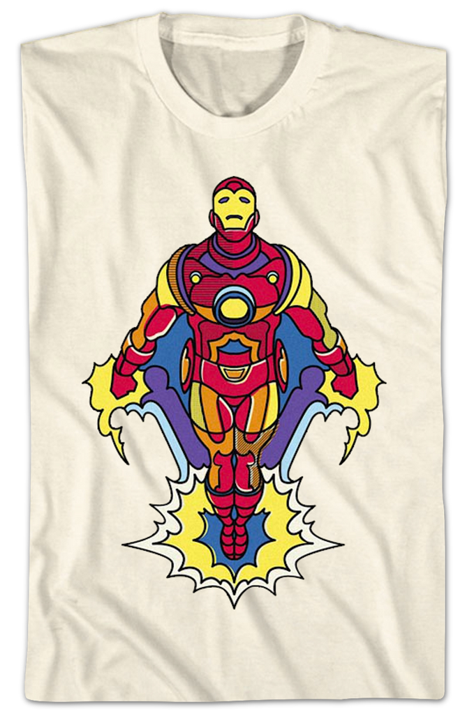 Iron Man Blast Off Marvel Comics T-Shirt